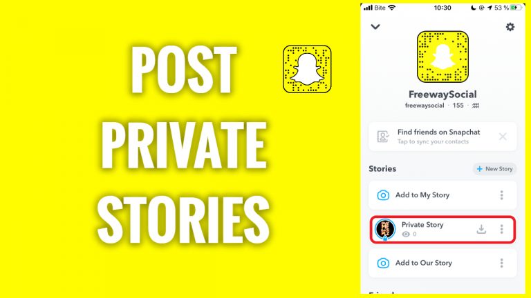 How To Post Private Snapchat Stories FreewaySocial how-to-post-private-snapchat-stories-freewaysocial