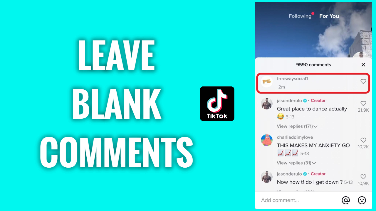how-to-leave-blank-comments-on-tiktok-freewaysocial