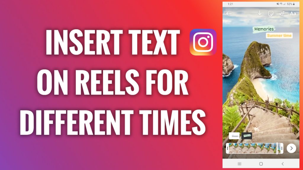 How To Insert Text On Instagram Reels For Different Times FreewaySocial