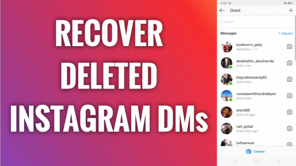 How Can You Recover Deleted Instagram Direct Messages DMs How Can You Recover Deleted Instagram Direct Messages DMs