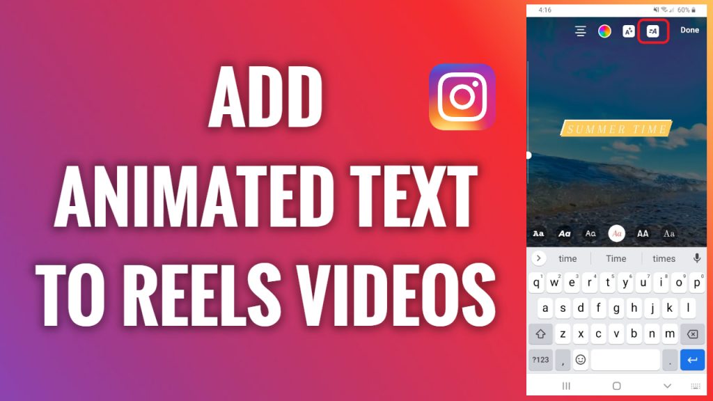 How To Add Animated Text To Instagram Reels Videos FreewaySocial