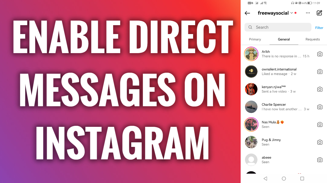 How To Enable Direct Messages On Instagram FreewaySocial